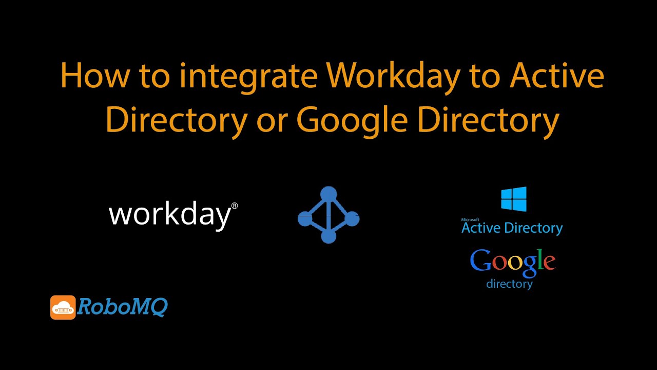 How to integrate Workday with AD, Azure AD or Google Directory using ...