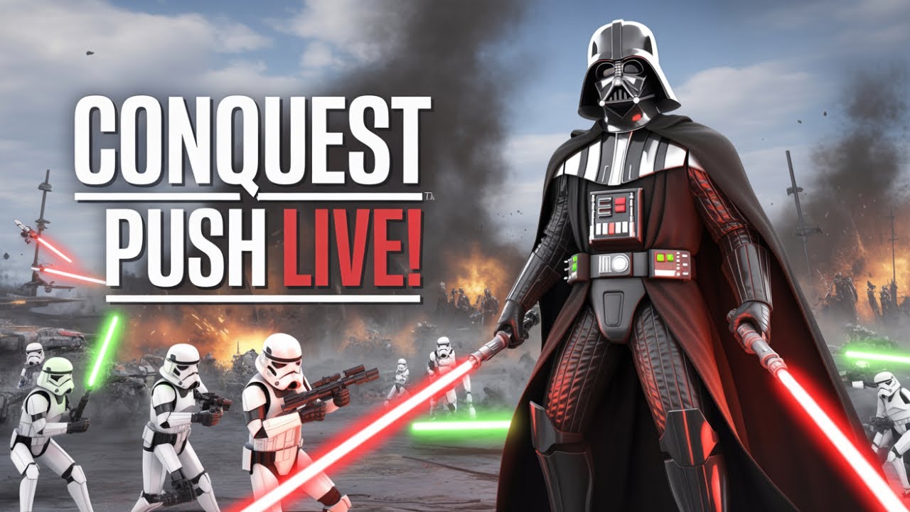 🚀 BIG CONQUEST PUSH & TB ACTION LIVE! | Star Wars: Galaxy of Heroes ...
