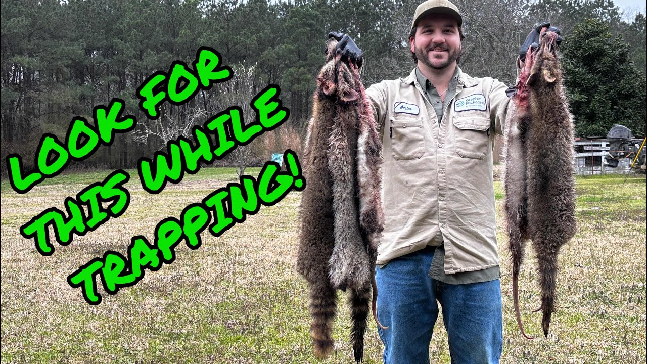IDEAL SPOTS for TRAPPING RACCOONS!! What and Where to set - YouTube