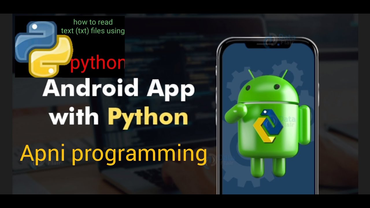 File handling in python in android step by step apni programming - YouTube