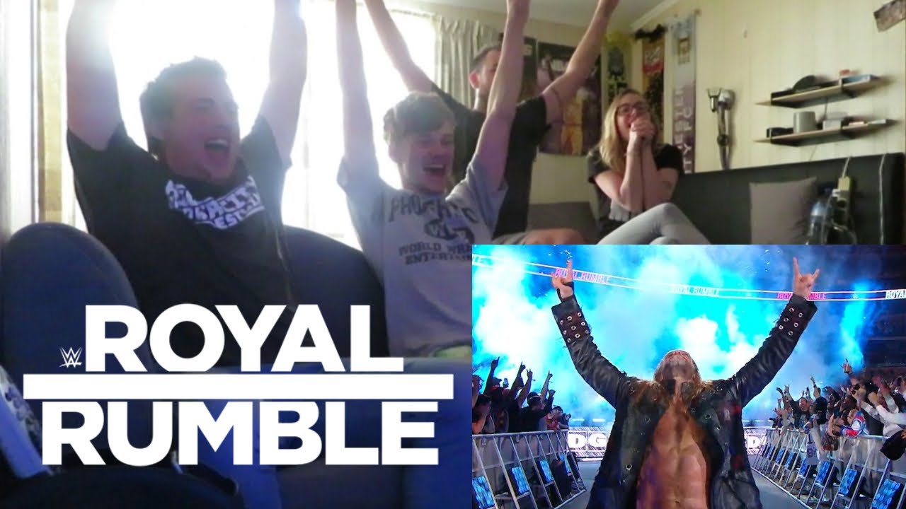 EDGE RETURNS WWE ROYAL RUMBLE 2020 REACTION - YouTube