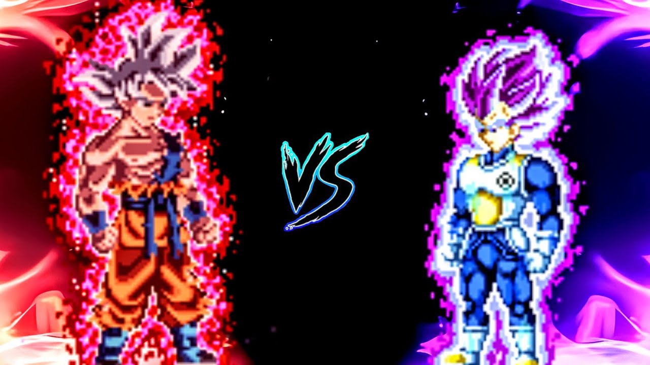 Goku MUI KaiokenX10 V2 OP VS Vegeta DBS V2 OP (all form) in Jump Force ...