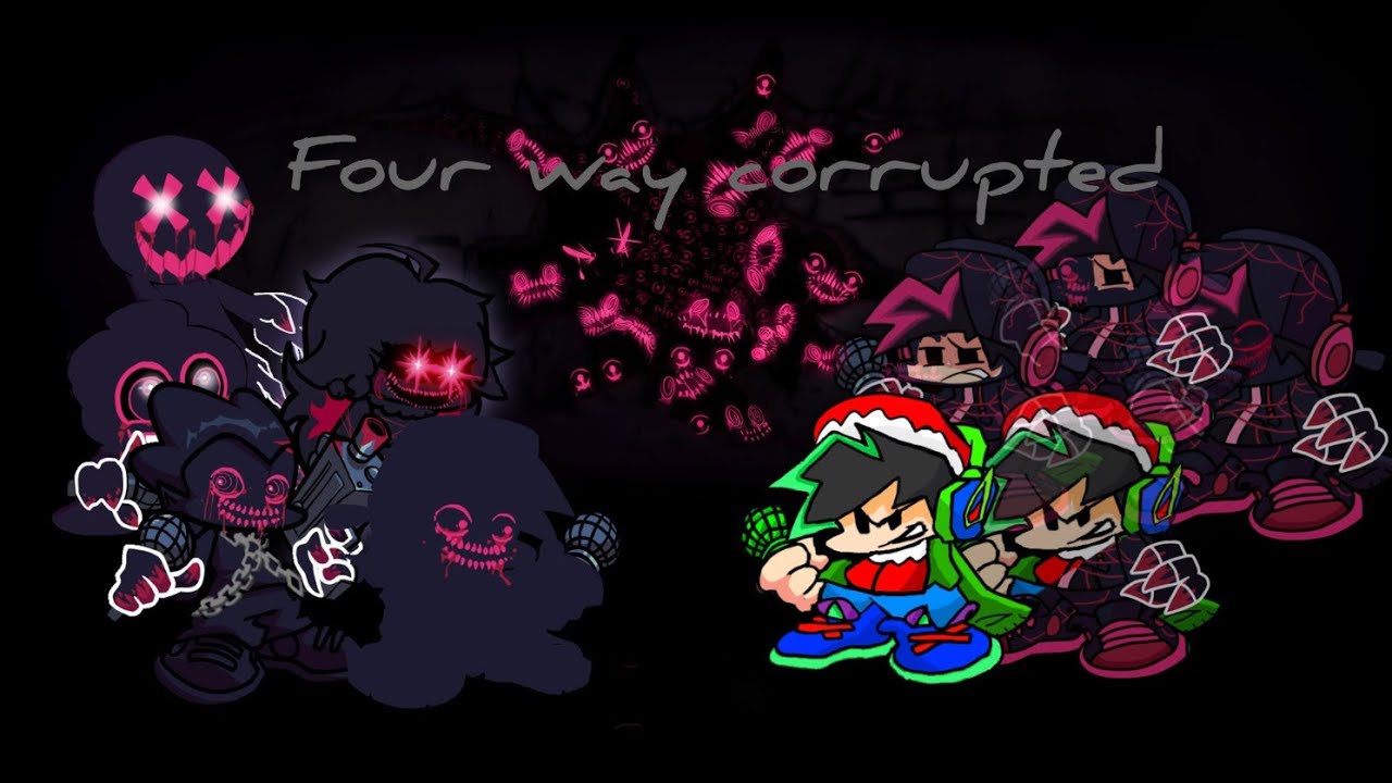 four way corrupted, fnf cover - YouTube