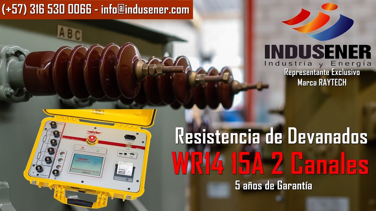 WR14 RAYTECH ‐ Resistencia de Devanados 15A 2 Canales - YouTube