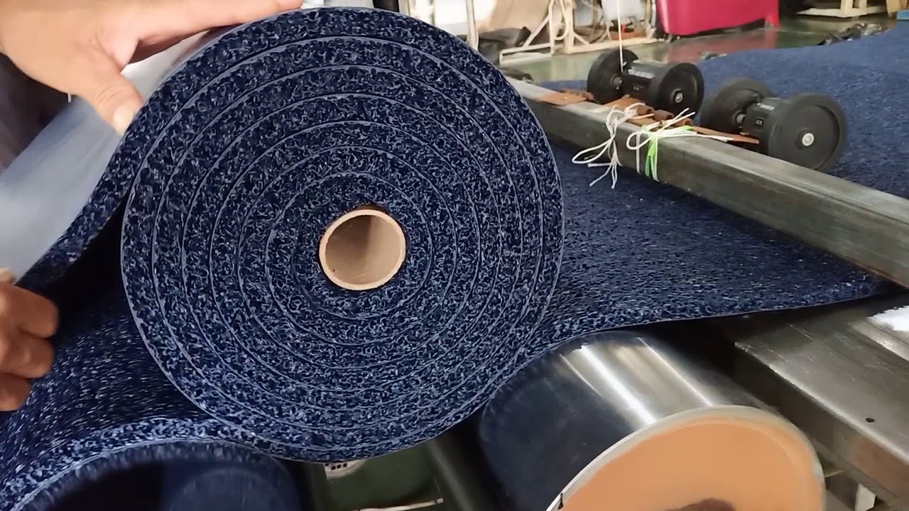 Heavy duty Vinyl pvc floor mat - YouTube