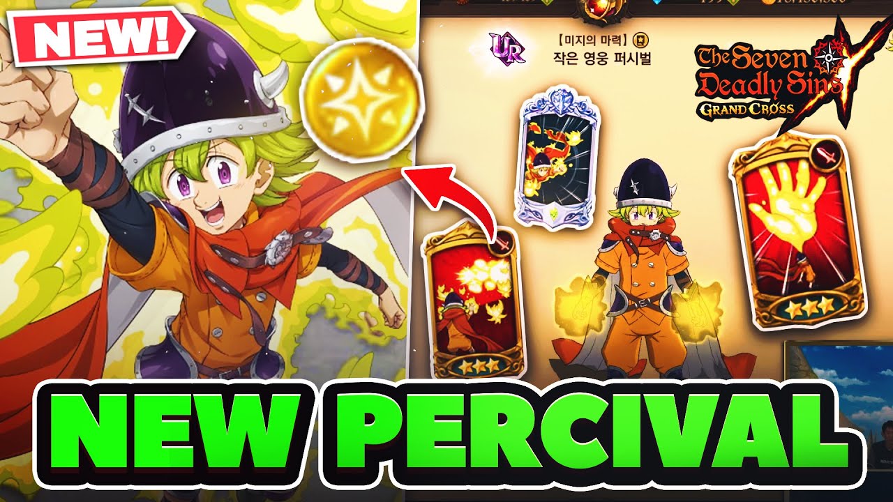 NEW *LIGHT* PERCIVAL GAMEPLAY! Fairy & Human BUFFER! | 7DS: Grand Cross ...