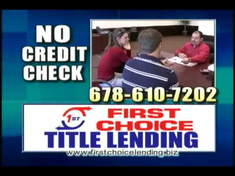 First Choice Title Lending Commercial - YouTube