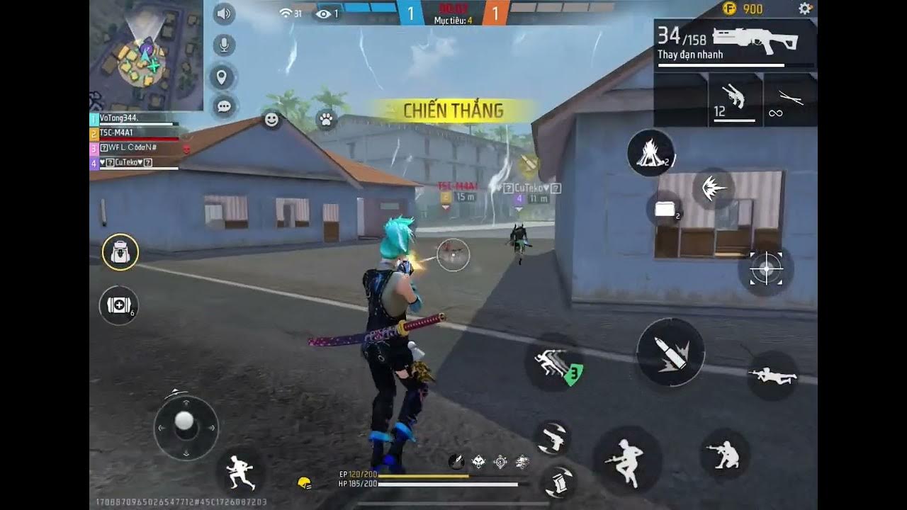 Free Fire mobile ghép chung với đồng thắng lợi 4-1 quá ok MVP 😎😎 - YouTube