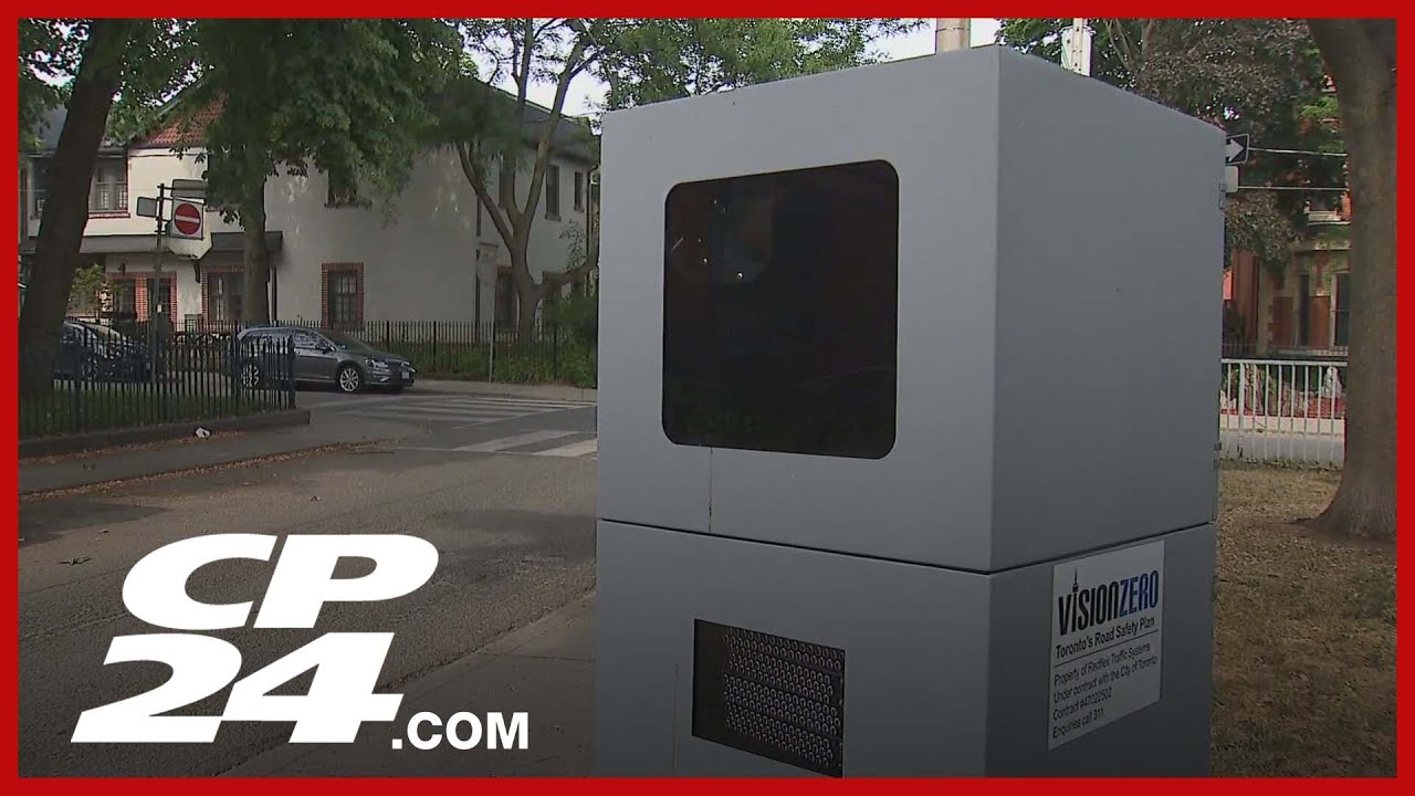 Three more speed cameras cut down across Toronto - YouTube
