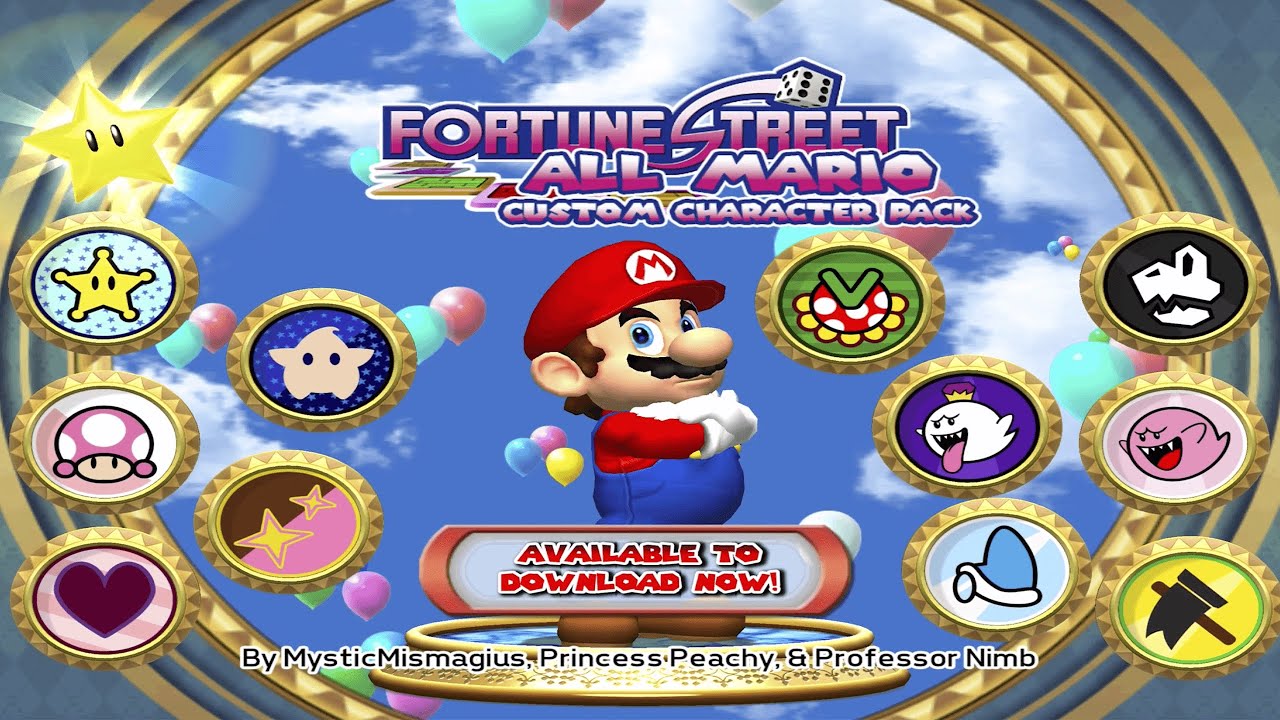 All Mario Custom Character Pack Release Trailer - YouTube