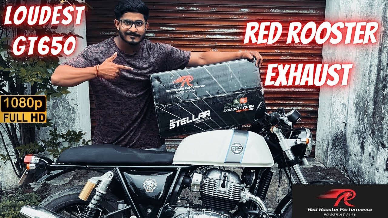 Installing Red Rooster Exhaust In GT 650🔥 | Loudest GT 650🥵 - YouTube