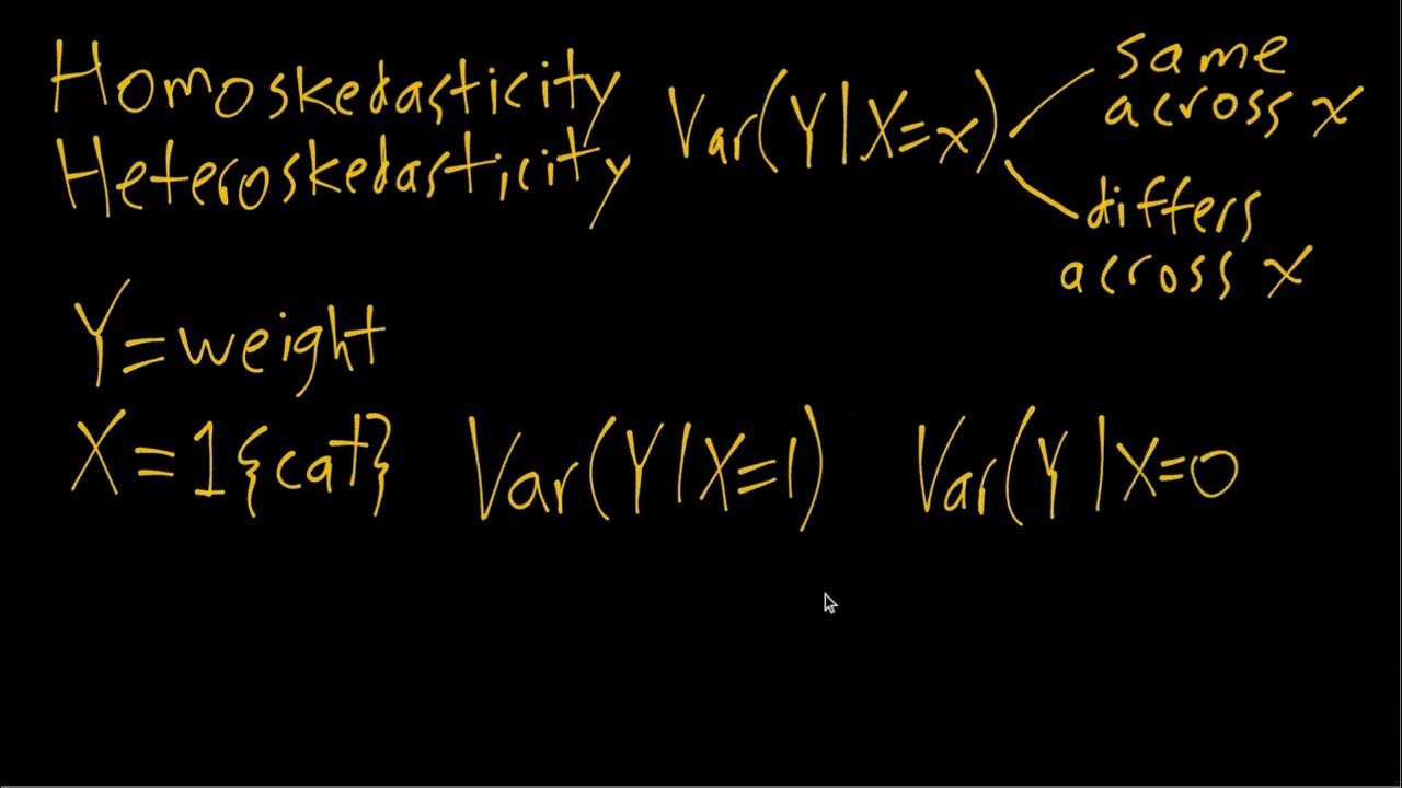 IE:DPC, Ch06: Homoskedasticity and Heteroskedasticity - YouTube