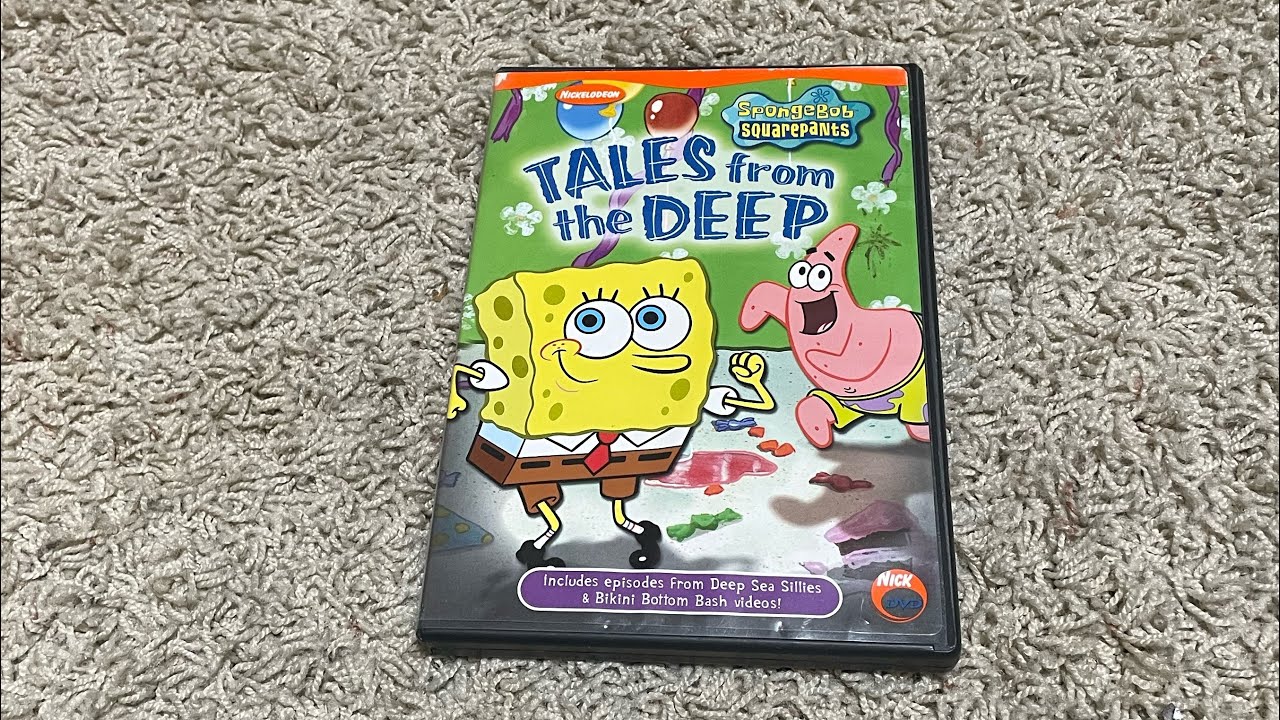 Review SpongeBob SquarePants tales from the deep 2003 DVD - YouTube