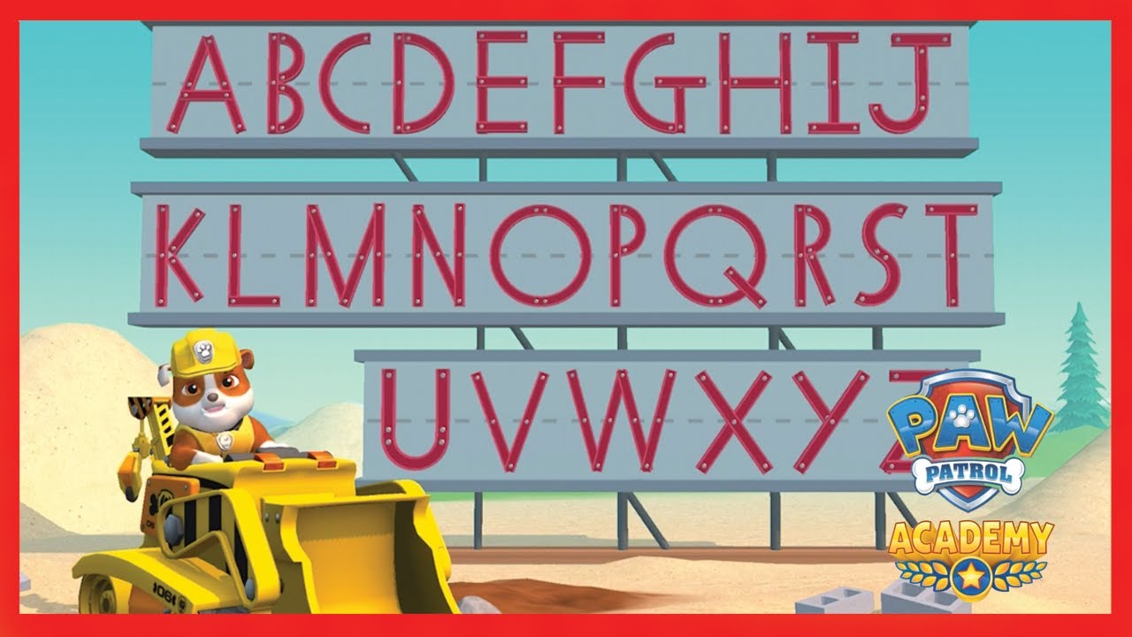 PAW Patrol Academy - Preschool learning & games | Letter Construction ...