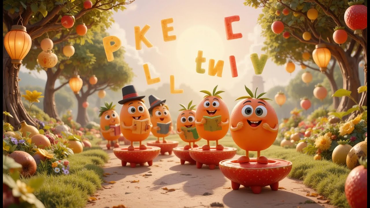Fruits Song for Kids | Fun Learning & Singing for Toddlers | Colorful ...