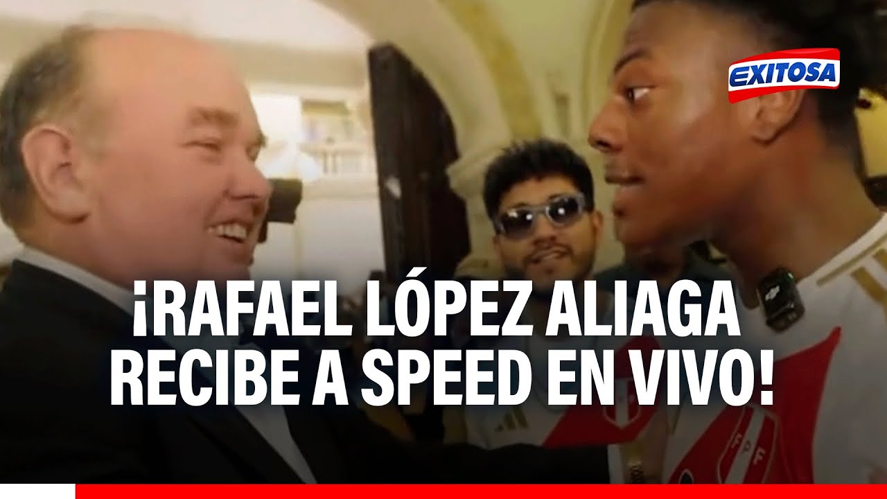 🔴🔵Rafael López Aliaga recibió a Speed EN VIVO: Así fue el encuentro del ...