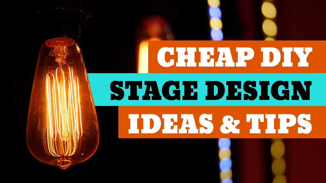 Cheap DIY Stage Design Ideas - YouTube