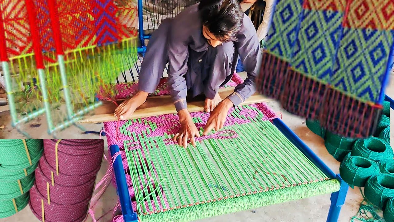 Surprising Traditional ART of COT WEAVING |Hand Made Cot Weaving ...