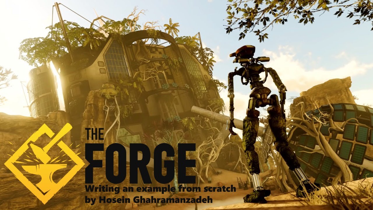 The Forge Engine Stream, Writing an example from scratch (#11) - YouTube