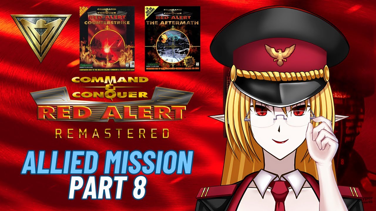 Command & Conquer Red Alert 1 Remastered [Hard Mode] Allied Mission ...