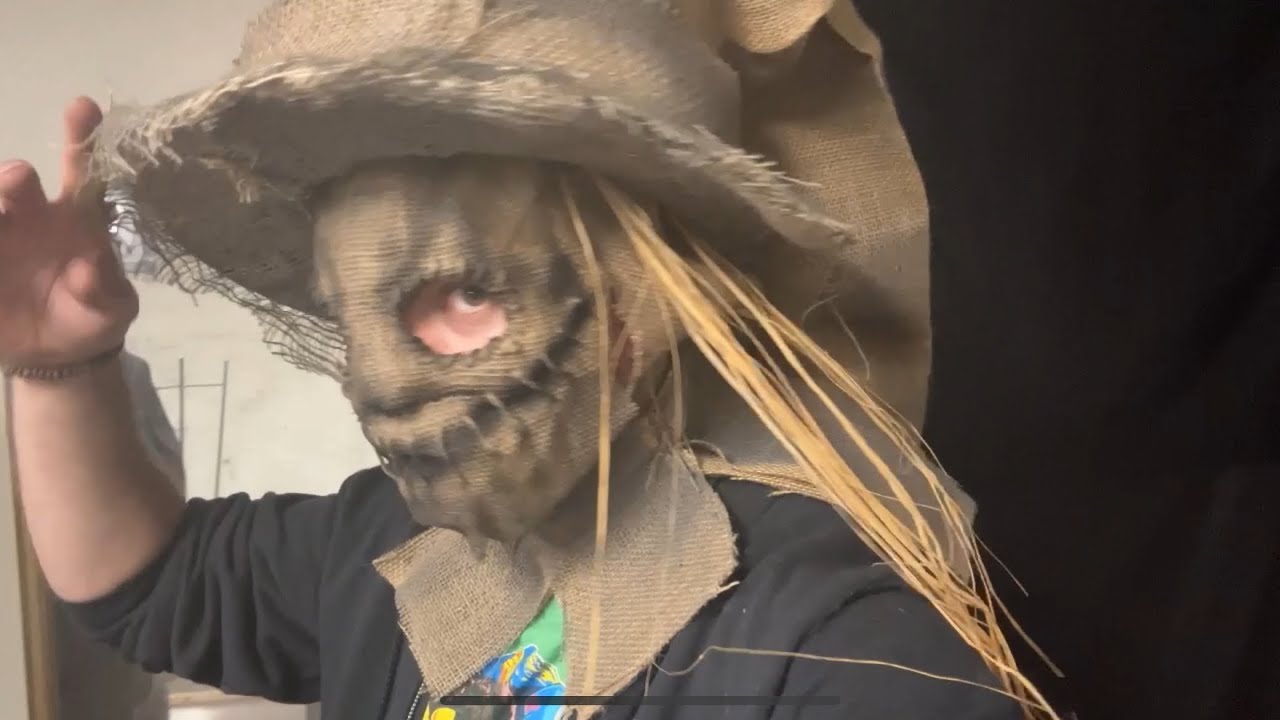 Make Your Own Scarecrow Mask and Hat! - YouTube