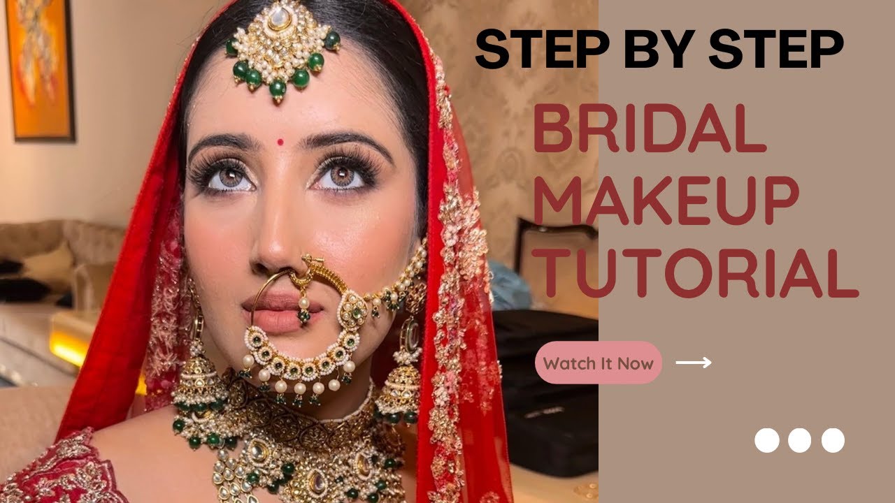 Bridal makeup tutorial - YouTube