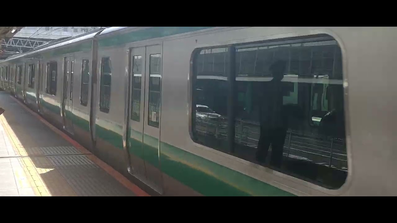 【新宿駅】E233系埼京線 入線 - YouTube