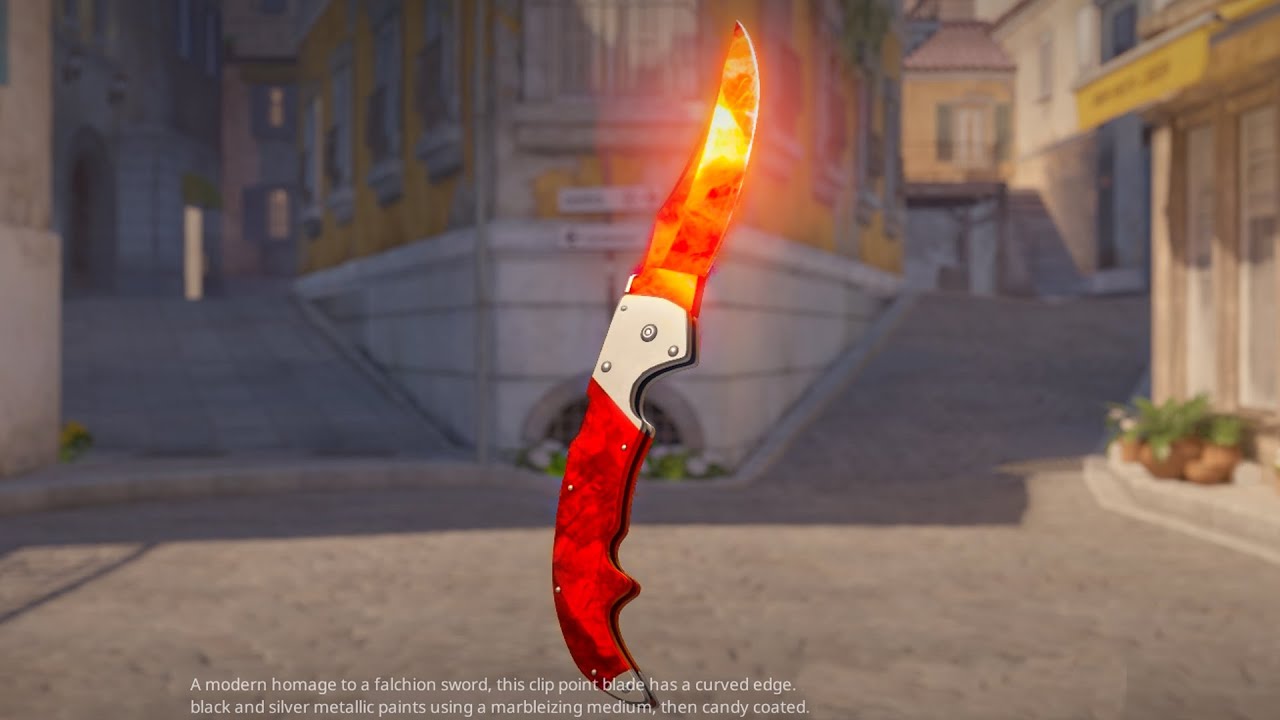 CS2 FALCHION RUBY Knife - YouTube