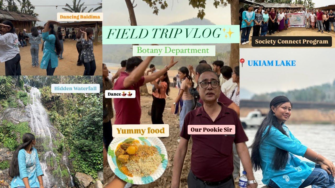 A Field Trip to Ukiam Lake|Botany Department|Boating🚣|Witnessed a ...