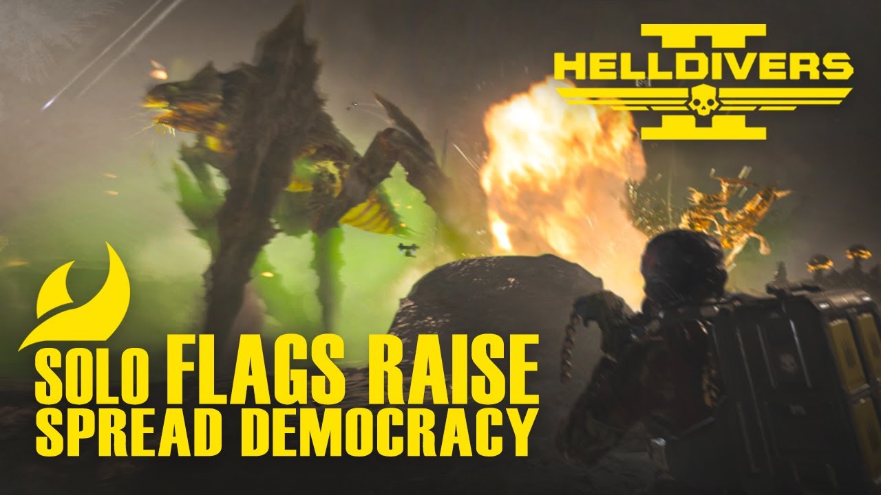 Helldivers 2 - Solo Terminids Raise the FLAGS for Democracy | Deathless ...
