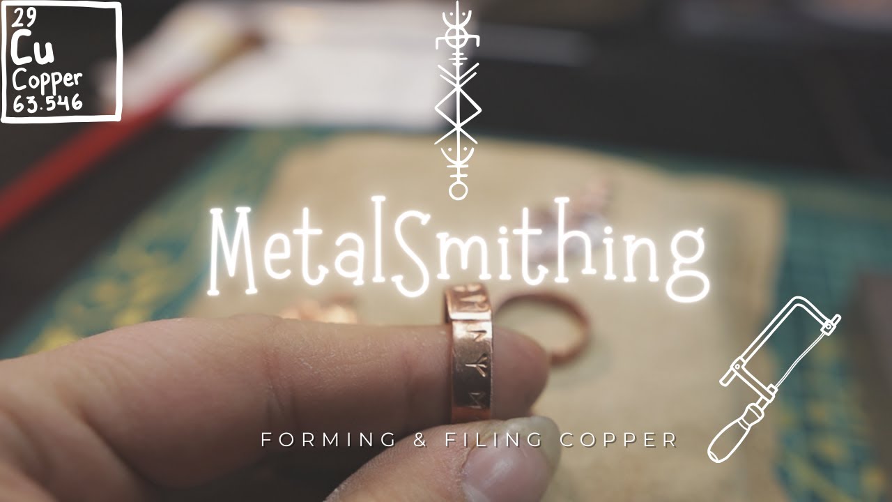 Metalsmithing: Copper Forming and Endless Filing - YouTube