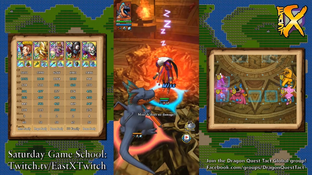 Dragon Quest Tact: Blossoming Door 38 w/ Beach Jessica, Dhoulmagus, and ...