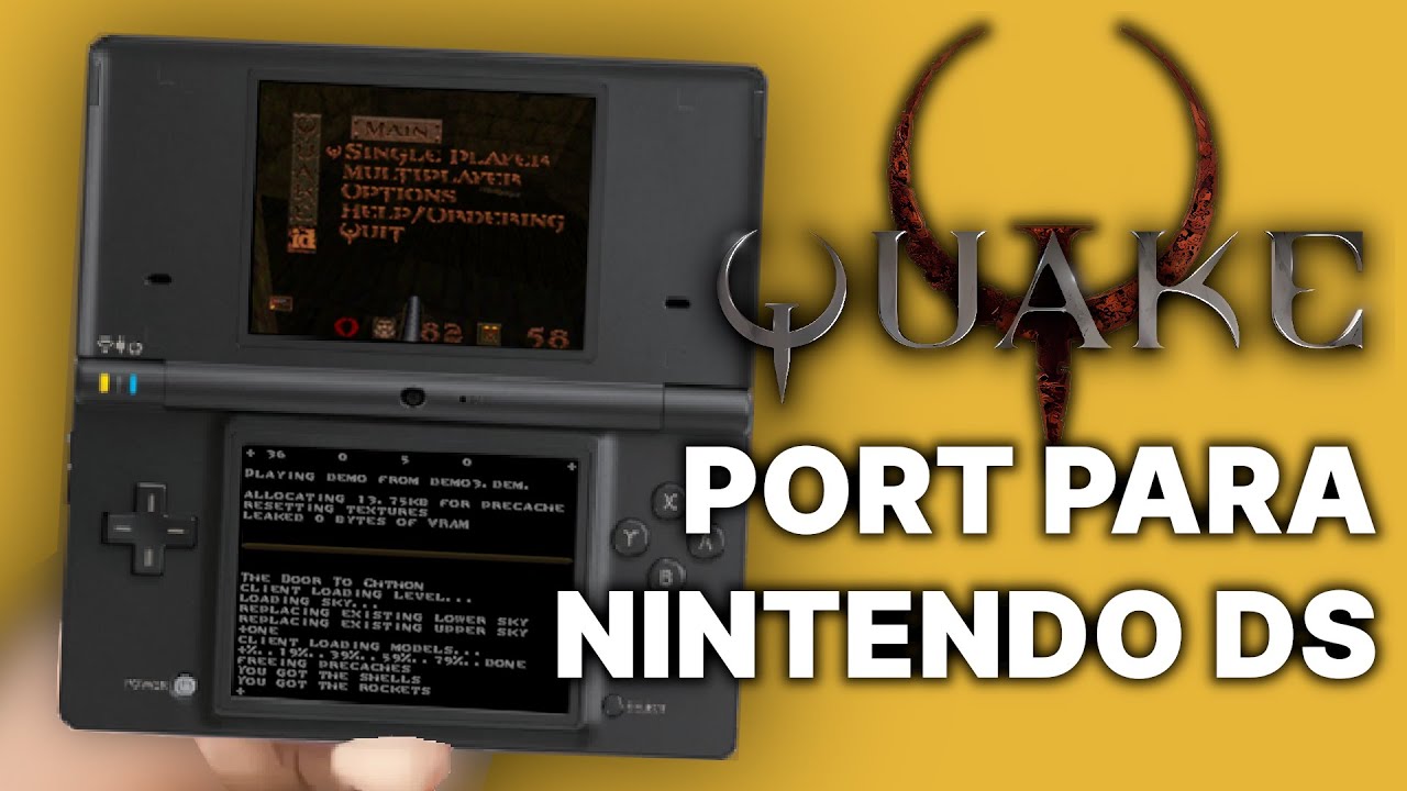 INCREÍBLE PORT DE QUAKE PARA LA NINTENDO DS/DSi - YouTube