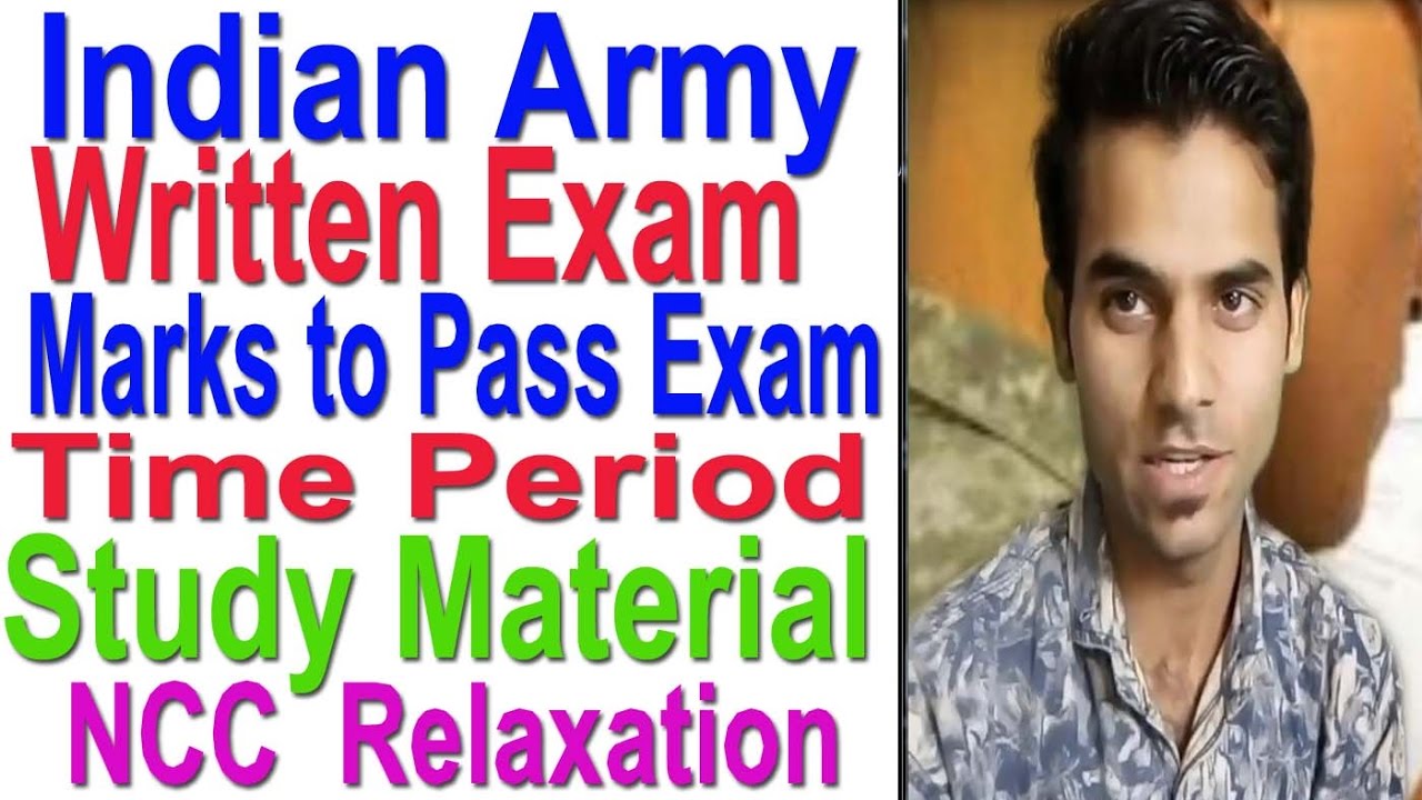 Indian Army Written Examination Marks Required | Question for paper ...