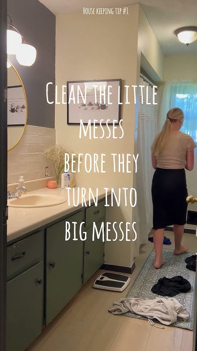 If you see a cute lil’ mess, pick it up! #housekeeping #homemaking # ...