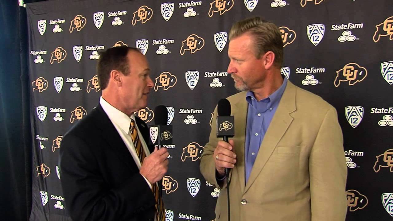 Mark Johnson 850KOA with new CU Athletic Director Rick George - YouTube