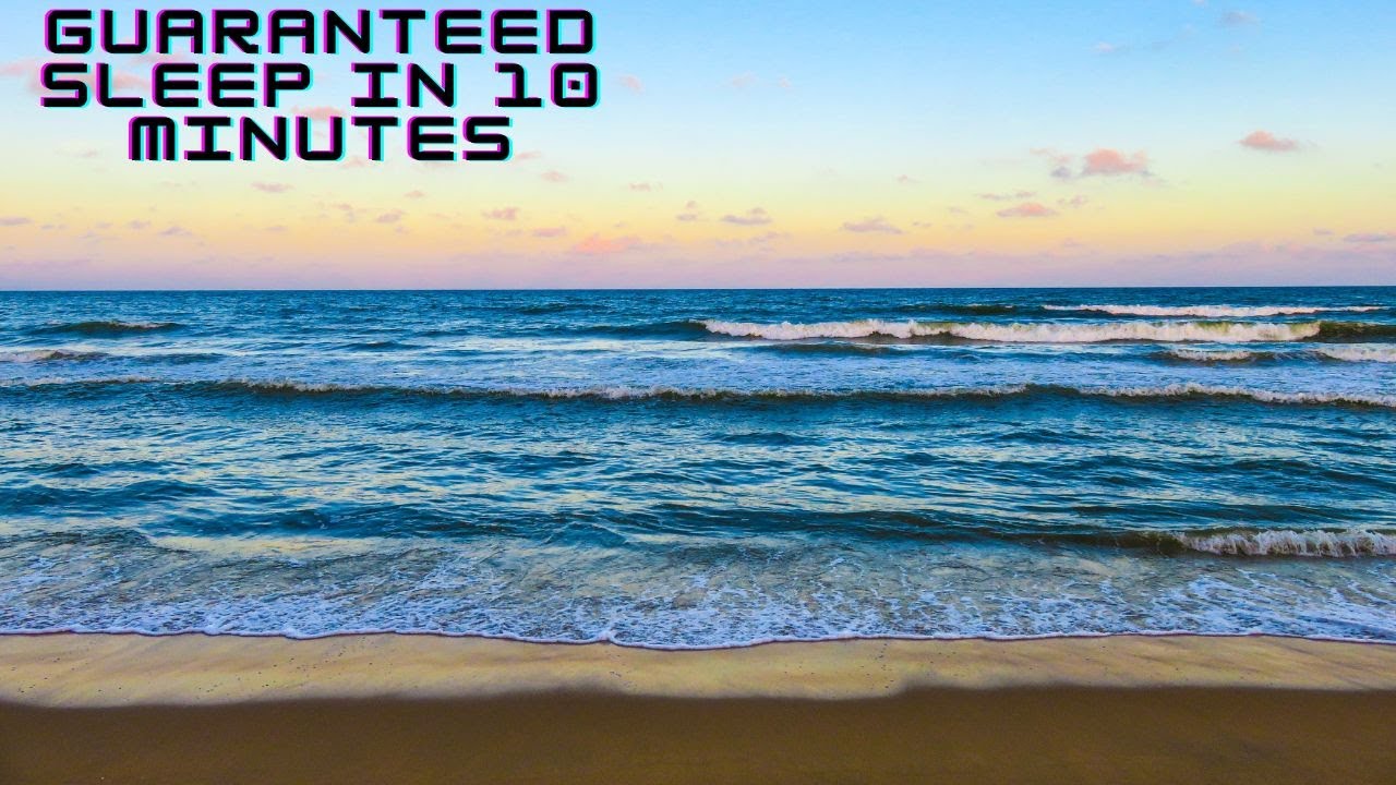 BEST VIDEO FOR SLEEP - Flying over the beach and very soothing music ...