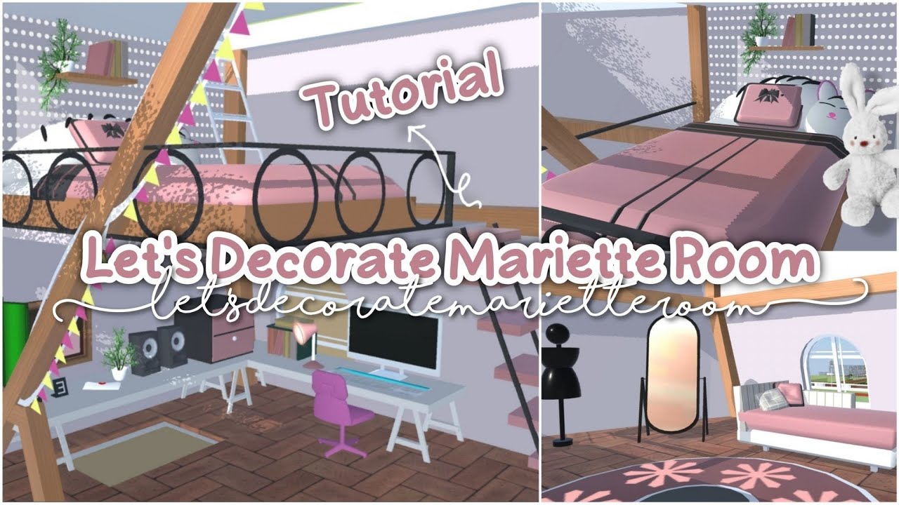 Let's Decorate Mariette Room Tutorial in Sakura School Simulator 🌼 ...
