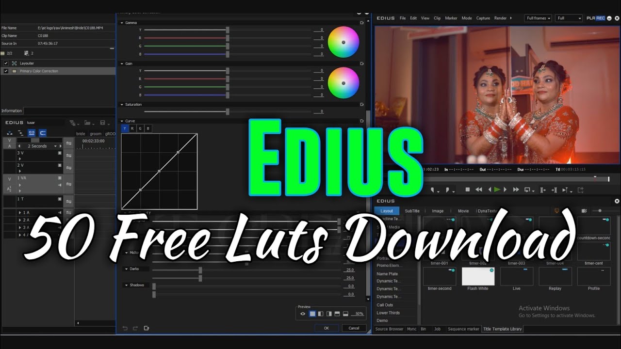 50 Free Luts Download Edius | Free Luts Download 2026 | Free Luts - YouTube