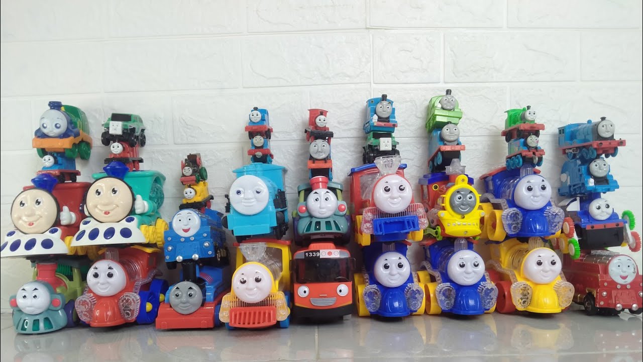Thomas And Friends, Bus Tayo, Thomas Jumping, Robot Thomas | Kereta ...