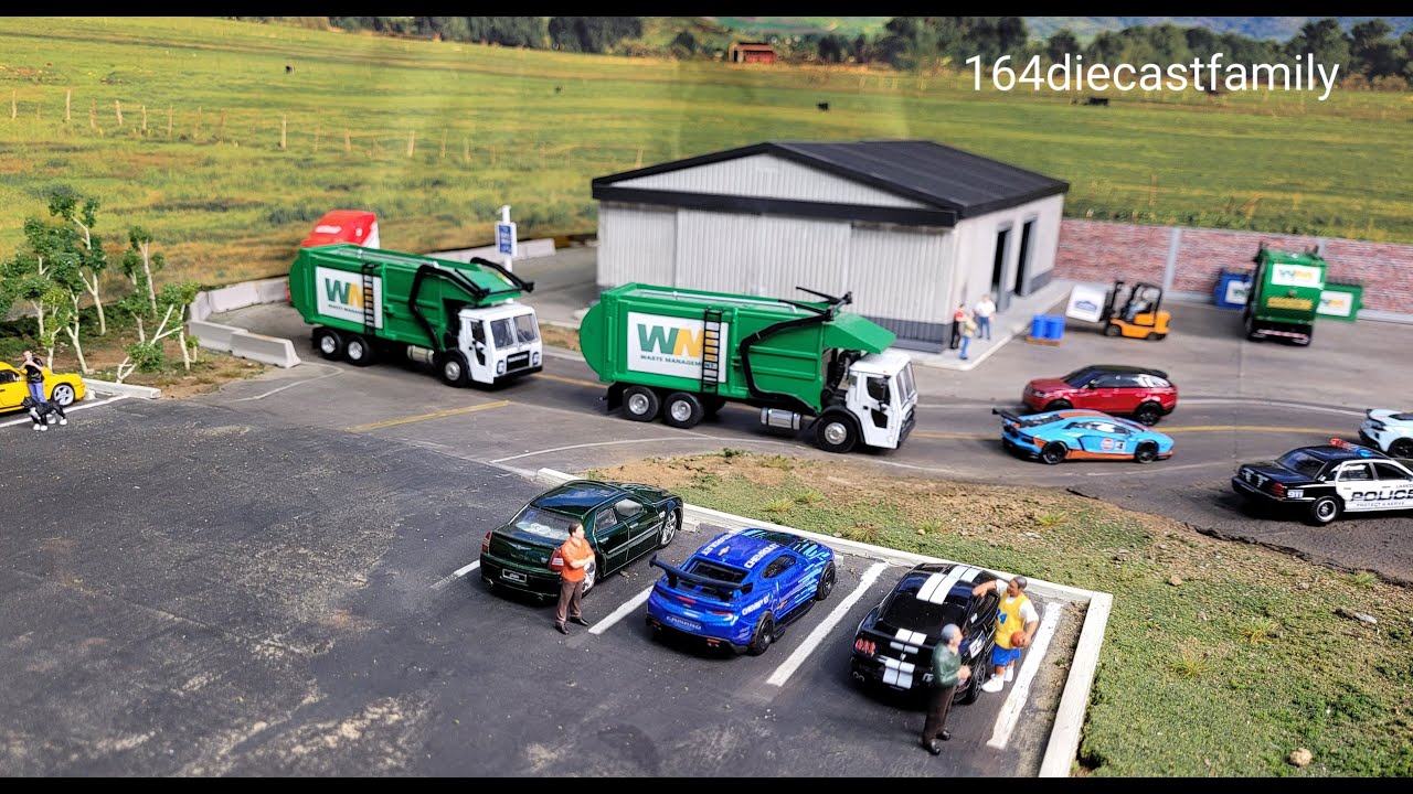 1/64 scale garbage trucks - YouTube