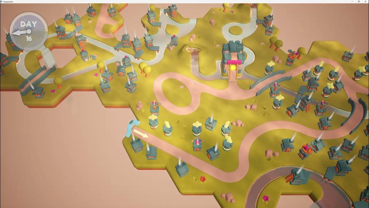 Hexguardian Gameplay: Surviving 29 Days in Roguelike Mode on Grassland ...