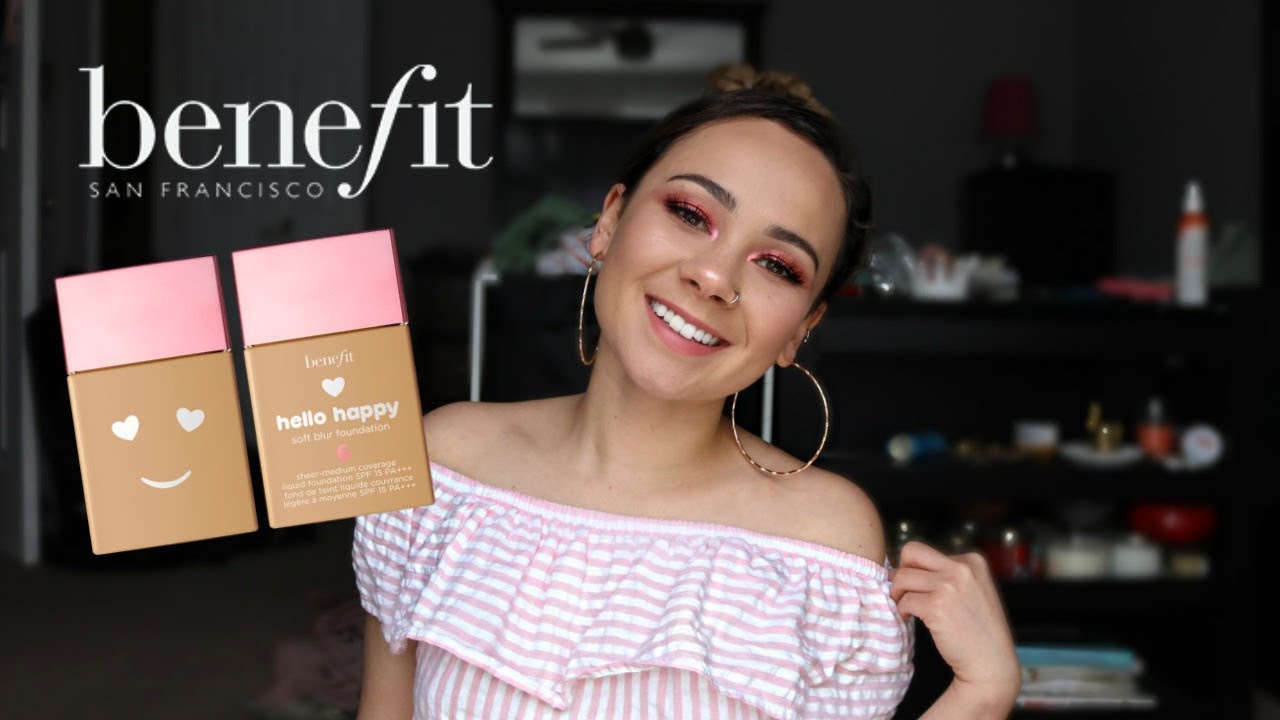 Benefit Hello Happy Foundation Review + Testing Out New Products | Wear ...