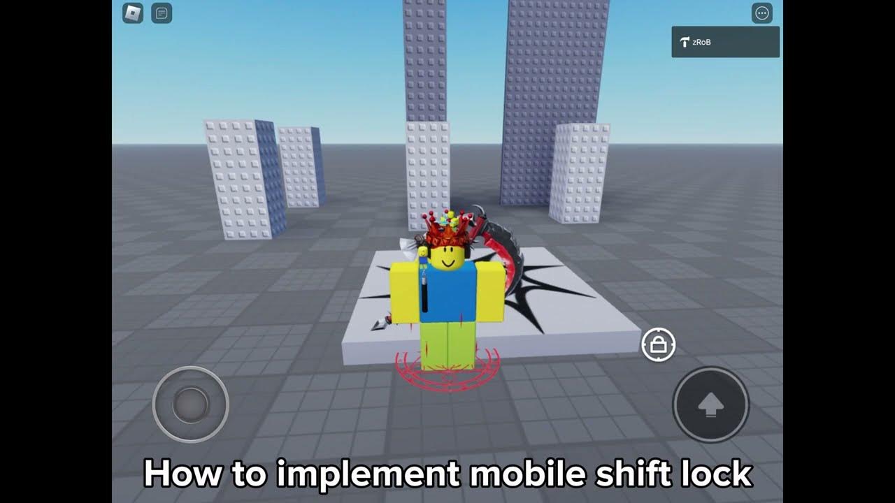 How to Implement Mobile Shift Lock in Your Game | Roblox Studio - YouTube