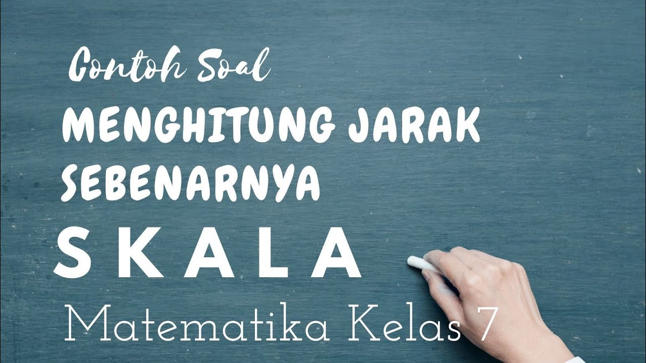 cara menentukan jarak sebenarnya jika diketahui skala dan jarak pada ...