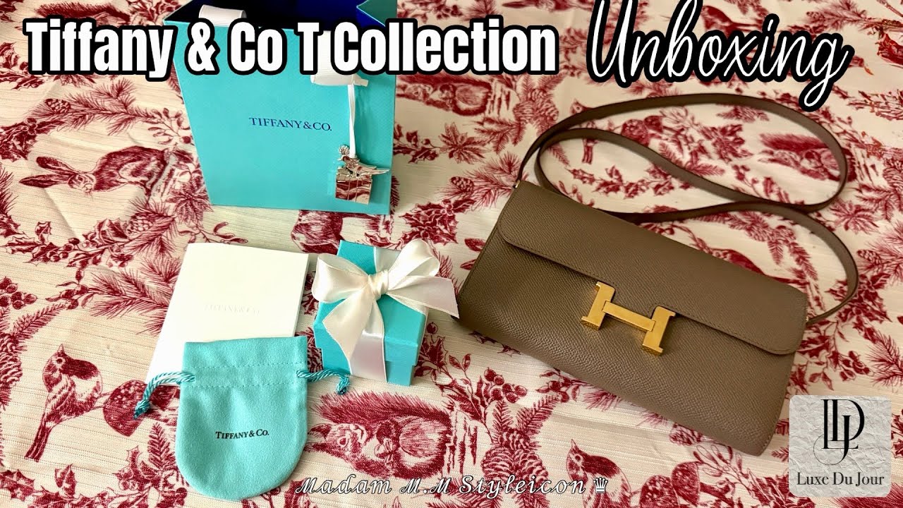 Tiffany & Co T Collection Unboxing with Price, Mod shots & Shopping ...
