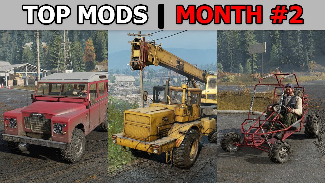 SnowRunner - TOP-6 Mods of the 2nd Month - YouTube