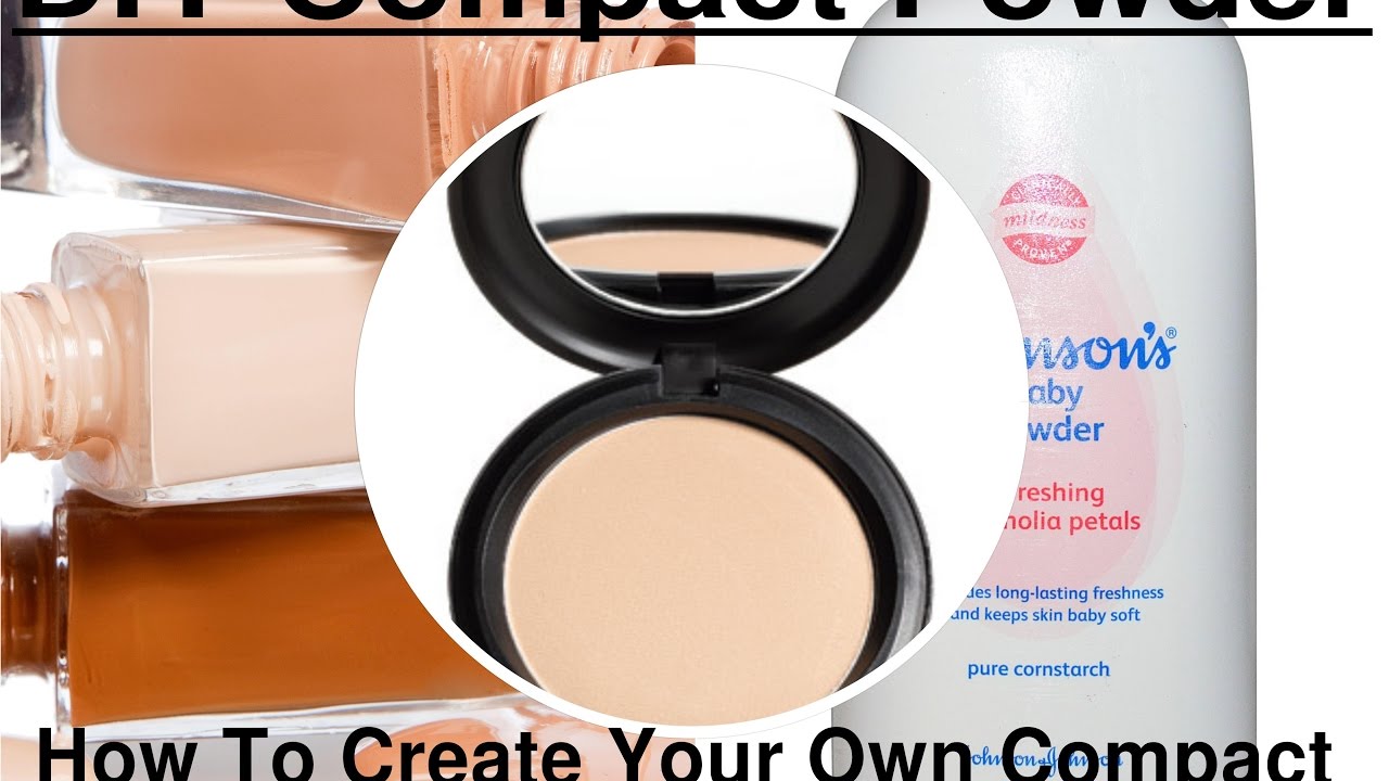DIY Pressed Powder | Home Made Compact With Two Ingredients - YouTube