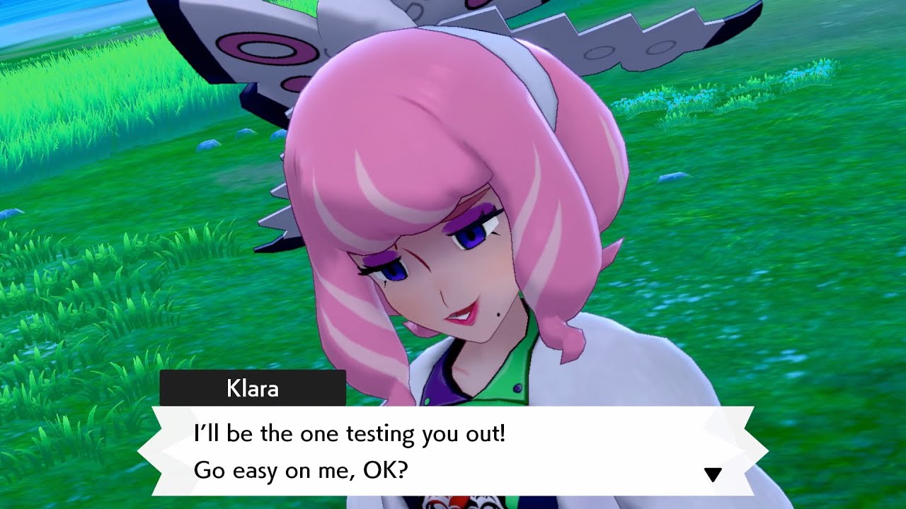 Klara First Battle Isle Of Armor Pokemon Sword And Shield Youtube
