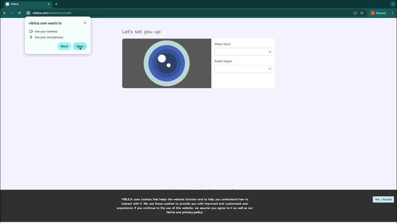How To Allow Browser Camera Microphone Access - YouTube